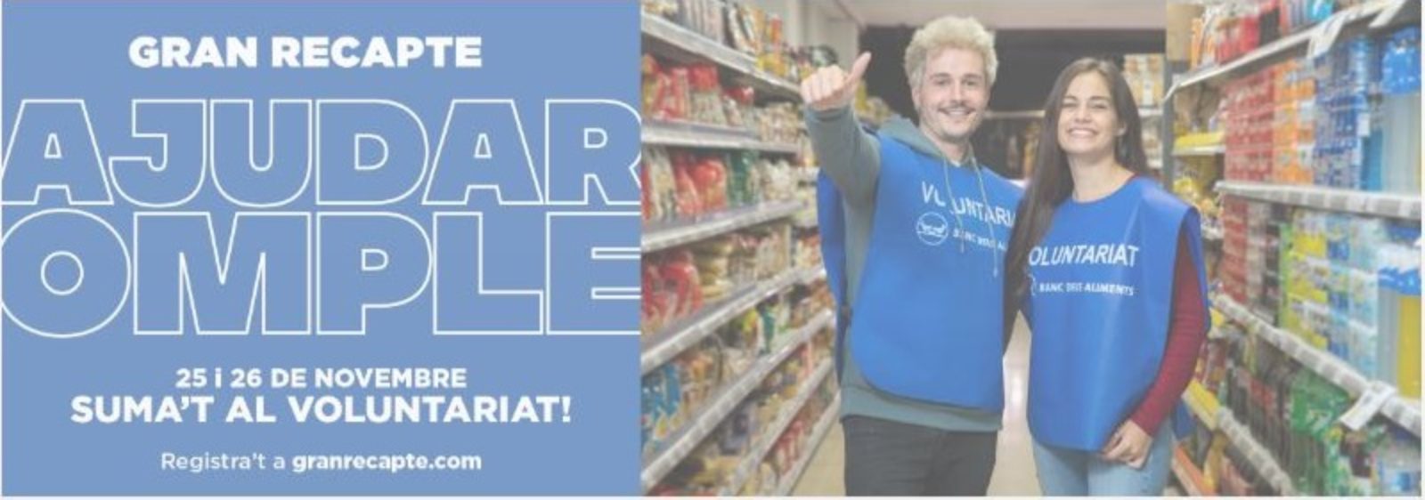 Gran Recapte d'Aliments 2022 - Agrònoms - Enginyers Agrònoms de Catalunya